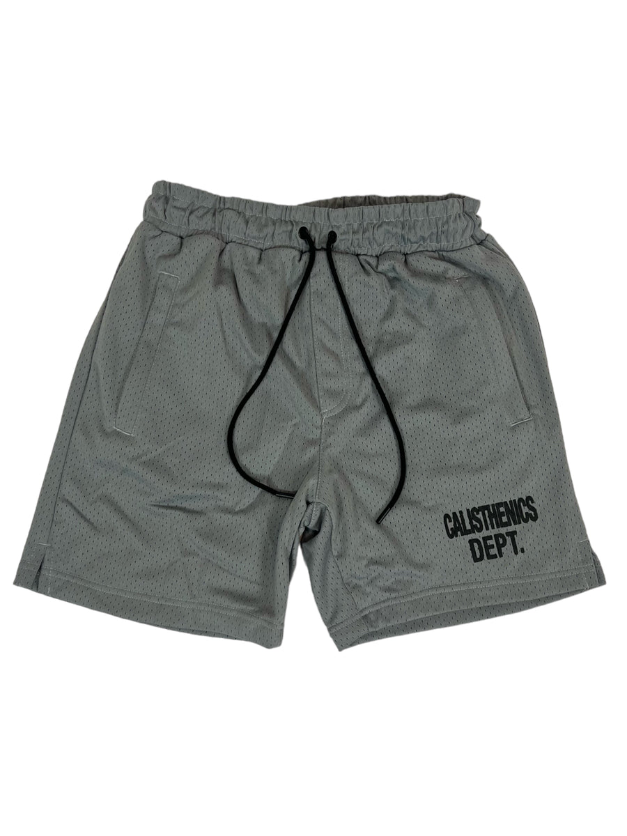 GREY MESH SHORTS – Calisthenics Dept.